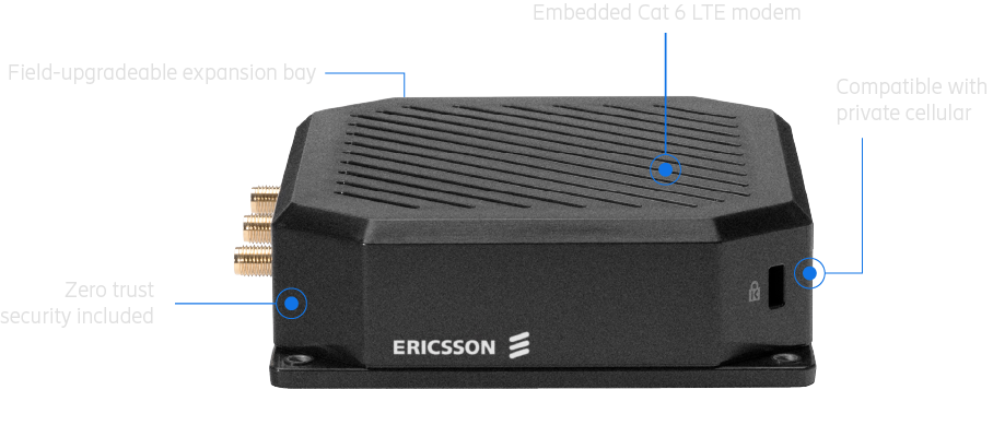 Ericsson Cradlepoint S400 Small LTE router for zero trust IoT connecti ...